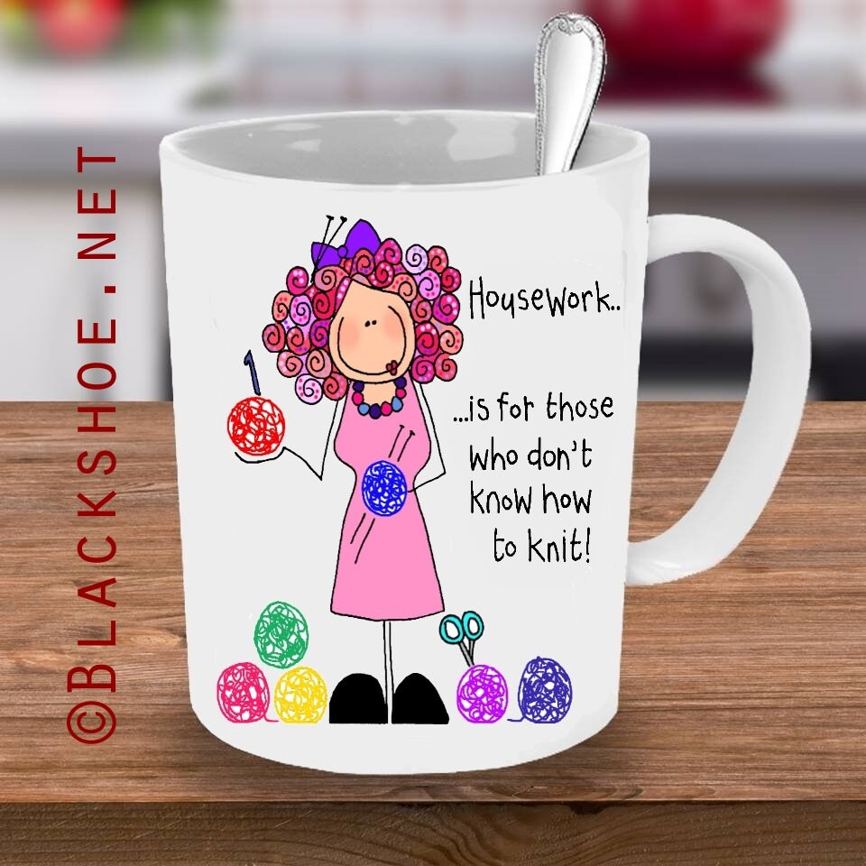 Knitters Mug, Knitting Mug, Gift for Her, Custom Mug, Unique Mug ...