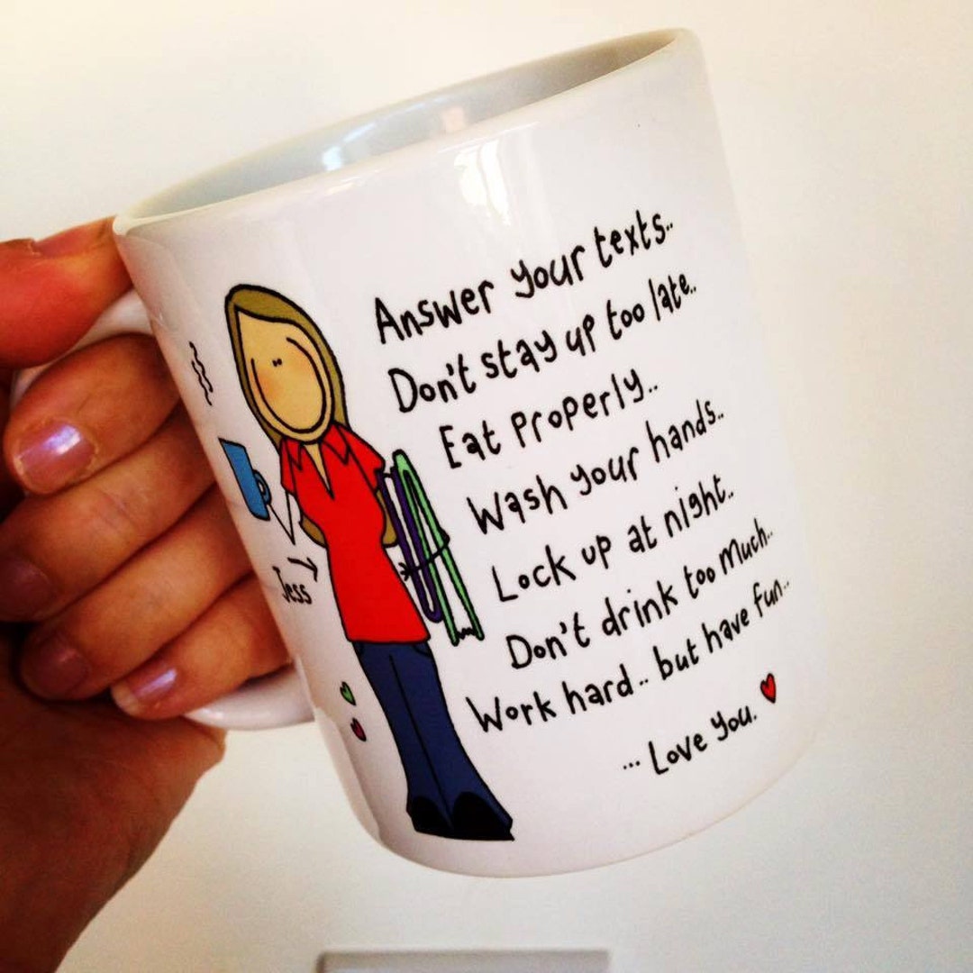 University Mug, Mug From Mum, Leaving for Uni, Leaving Home, Leaving ...