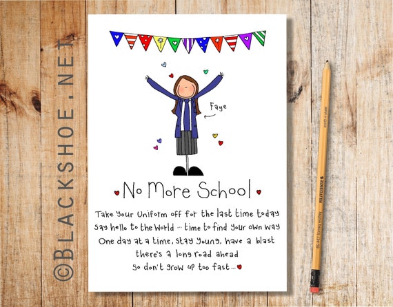 Leaving School Card