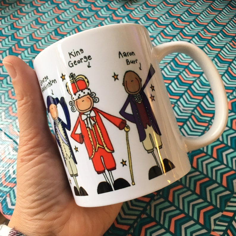 Blackshoe Hamilton Mug Hamilton King George Schuyler | Etsy