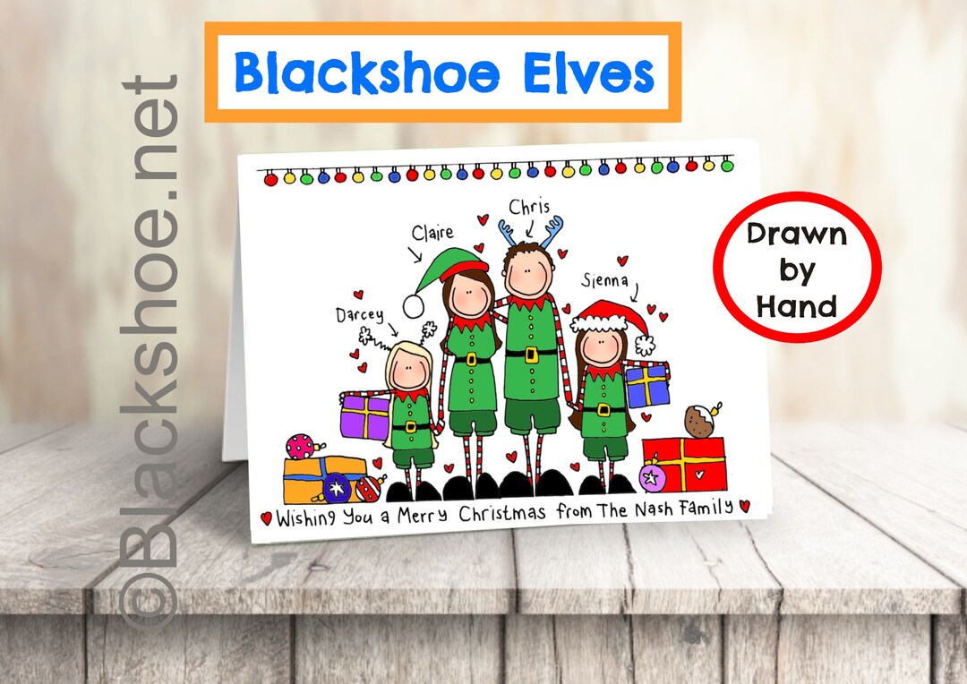 Christmas Card Pack, Featuring You, Personalised Family Christmas Cards ...