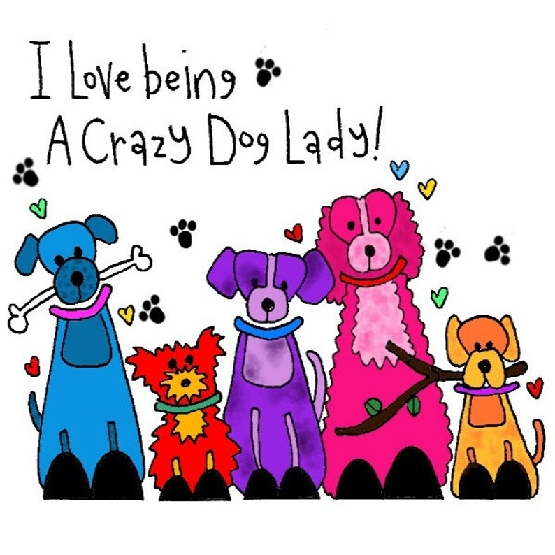 Crazy Dog Lady Mug Crazy Dog Lady Dog Lover Gift for Dog - Etsy UK