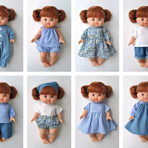 Set of 12 PDF Doll Clothes Patterns for 15 Inch Waldorf Dolls - Etsy