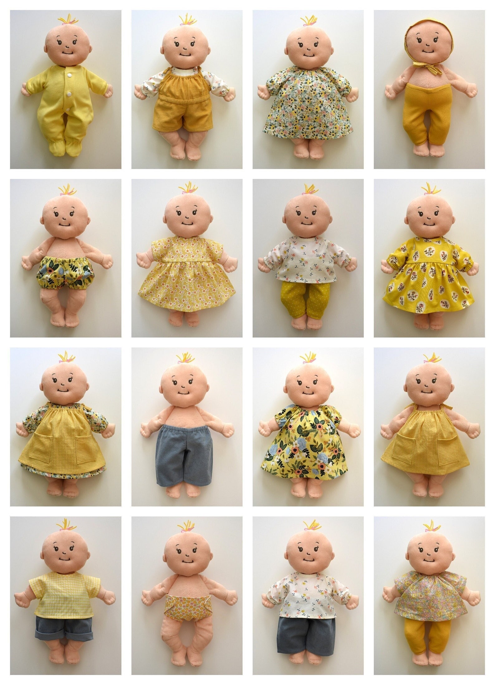 Baby Stella Doll Clothes Patterns, Set of 11 PDF Doll Clothing Patterns ...