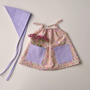 Lilac Dress and Handkerchief Pattern for the Wild Marigold Waldorf Baby ...