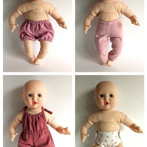 12 Inch Doll Clothes Patterns, Set of 12 PDF Doll Clothing Patterns for ...