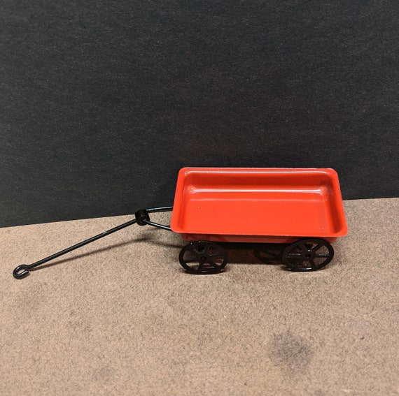Dollhouse Miniature Little Red Childrens Wagon 1:12 | Etsy