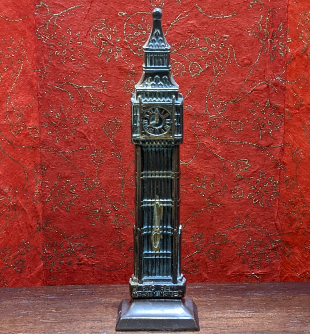 5.5" Miniature Dollhouse Big Ben Westminster Metal Clock Souvenir - Etsy
