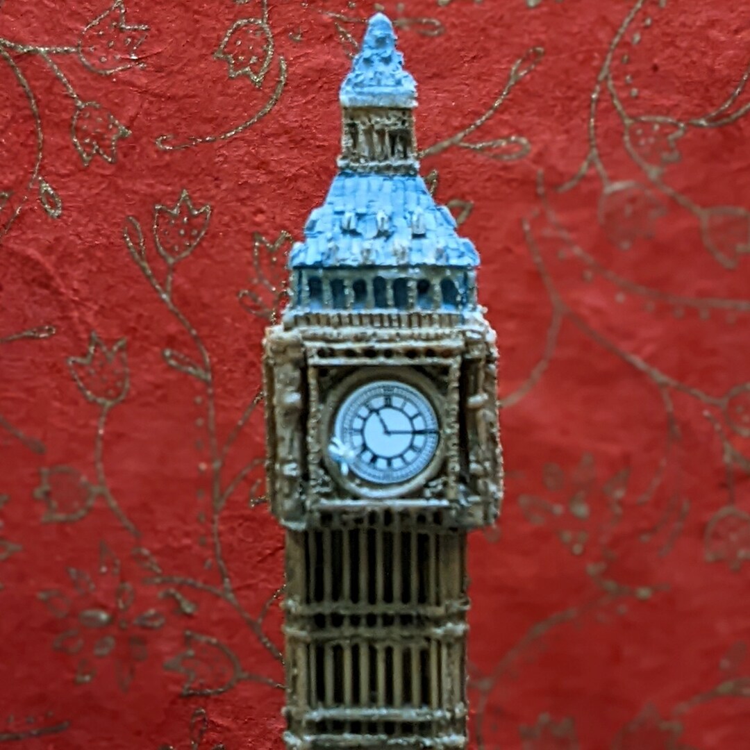 4" Miniature Dollhouse Big Ben Westminster Plastic Resin Clock - Etsy