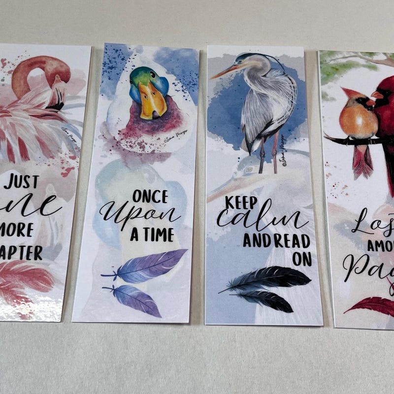 Laminated Bookmark - Etsy