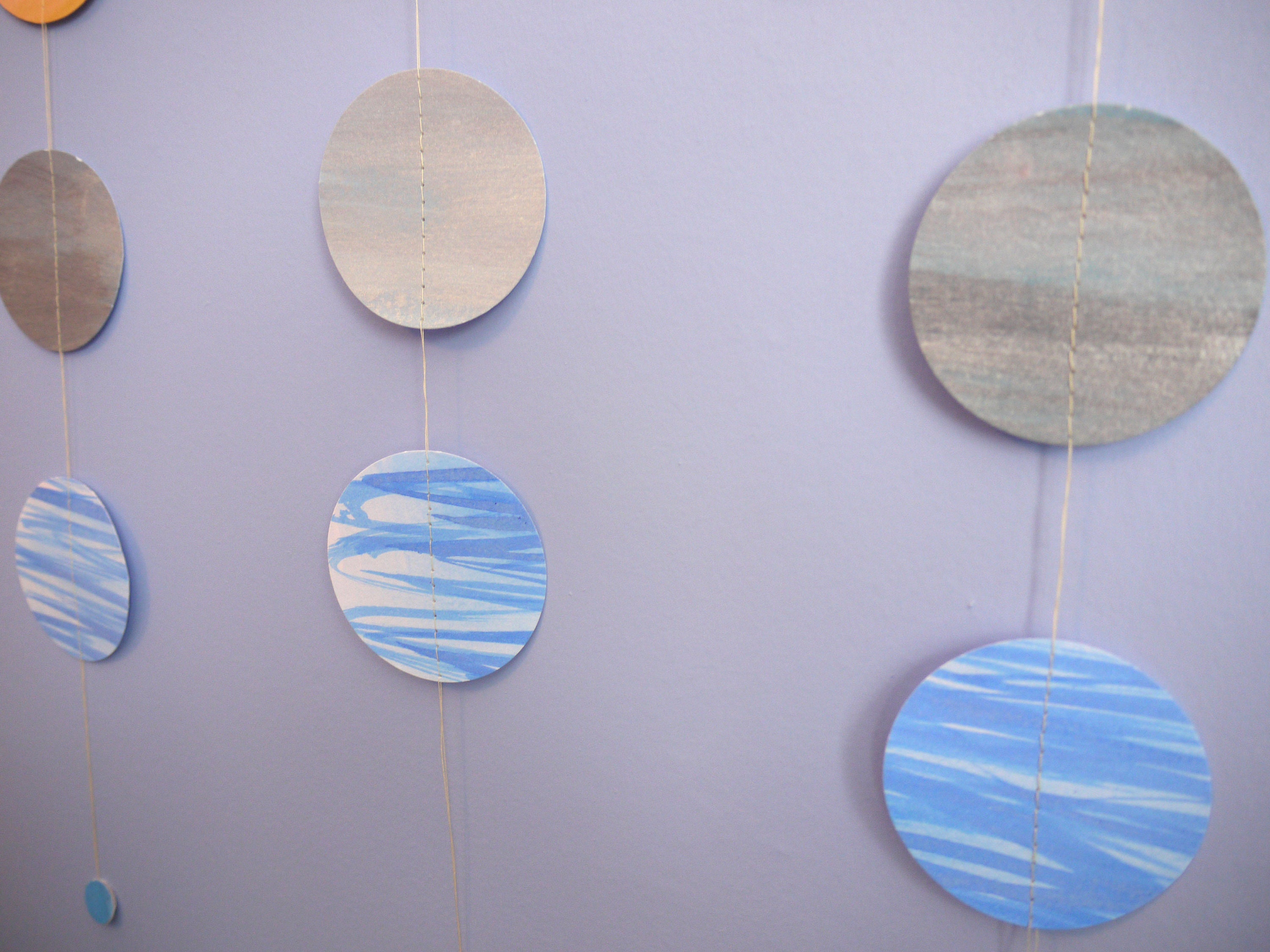 SOLAR SYSTEM Wall Hanging Hand-painted Original Celestial | Etsy UK