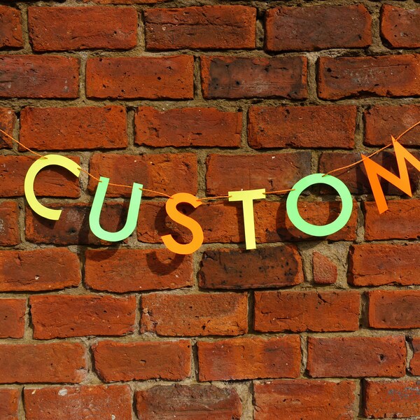 Word Garland - Etsy
