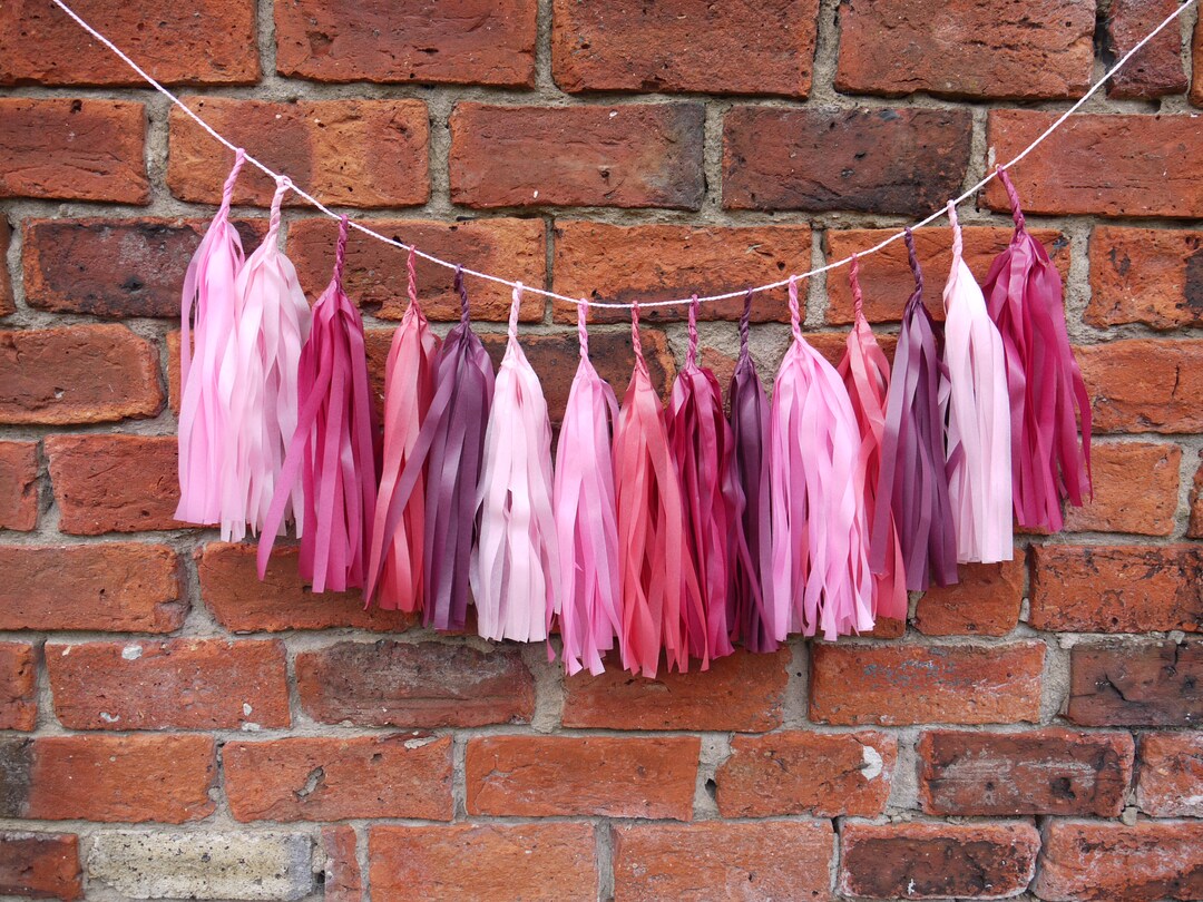 Pink Mix Large Tassels~ AGATHA ~valentine's Day, Pink Mix-mother's Day ...