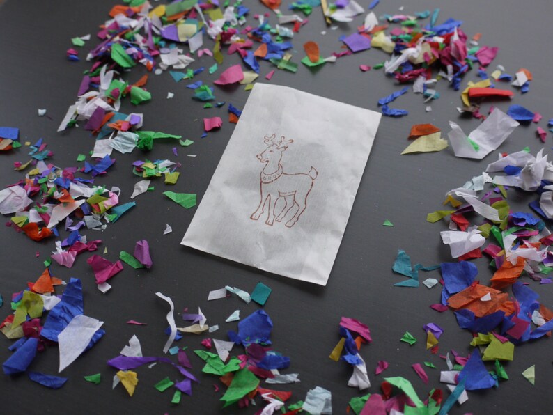 REINDEER DUST Magical Christmas Confetti Table Decoration - Etsy UK