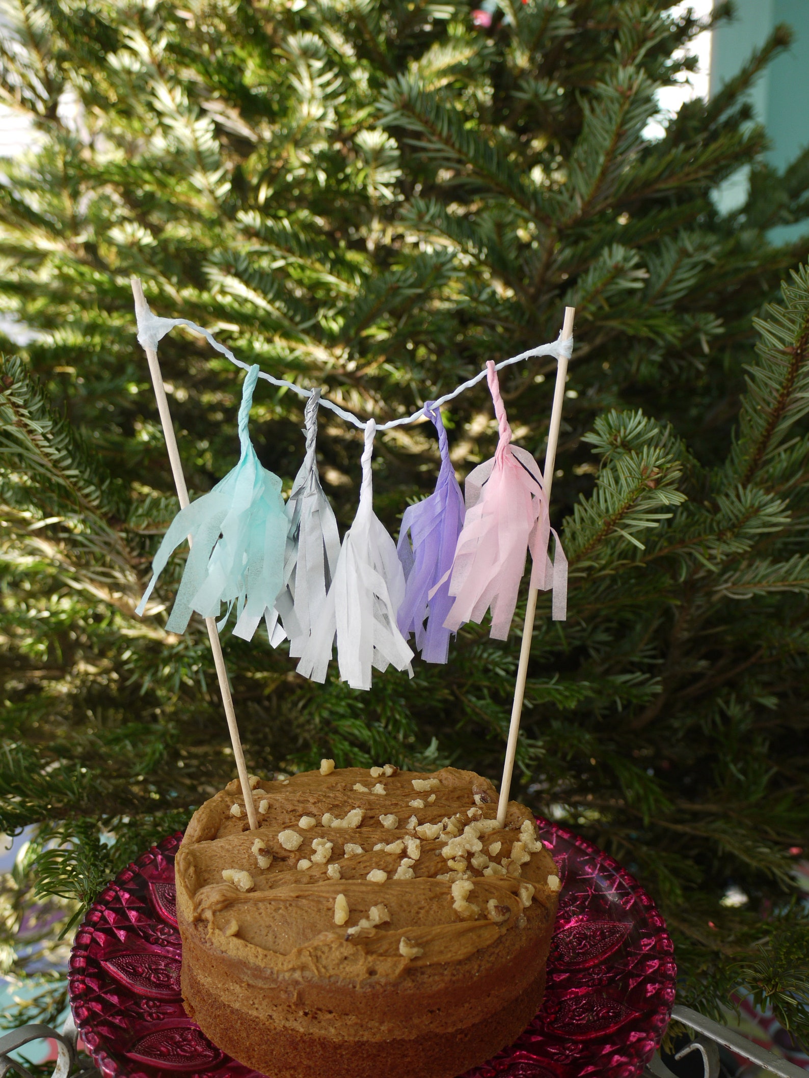 Christmas Cake Topper TASSEL CAKE TOPPER Aurelia Buddy - Etsy