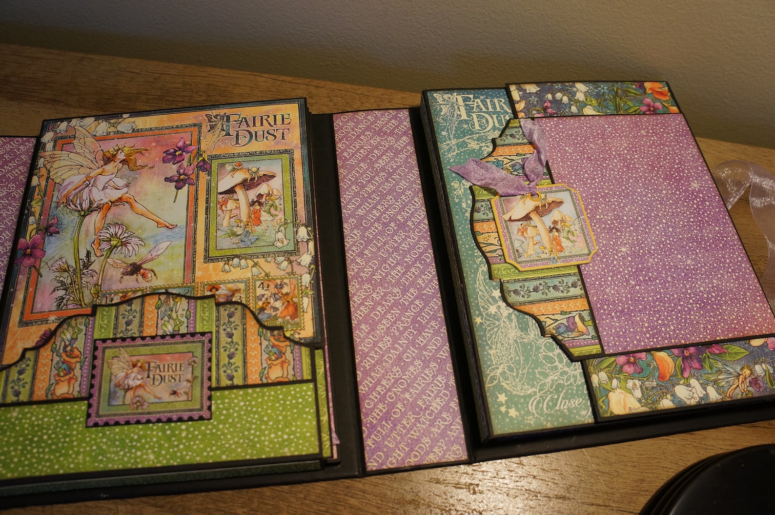 Fairie Dust Graphic 45 Mini Album Tutorial Little Lady Mini - Etsy