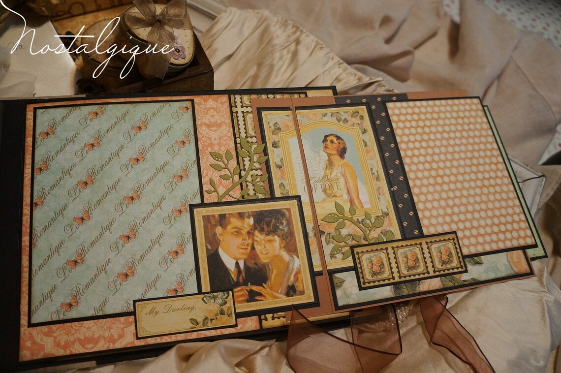 Wedding Mini Album Tutorial Le Romantique Graphic 45 Mini | Etsy