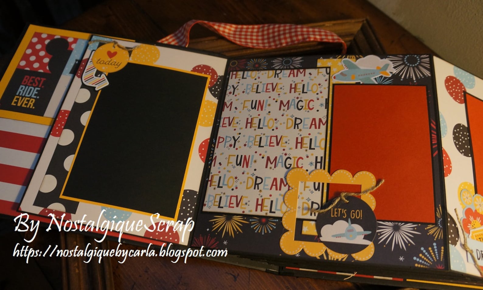 Magic Memories Album Tutorial, 8 1/2" X 8 1/2". Say Cheese Collection ...