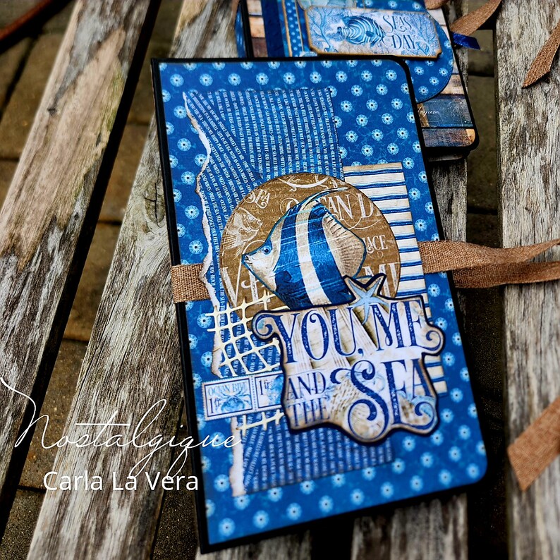 Summer Mini Album, Summer Slim Album, Handmade Mini Album, Handmade ...