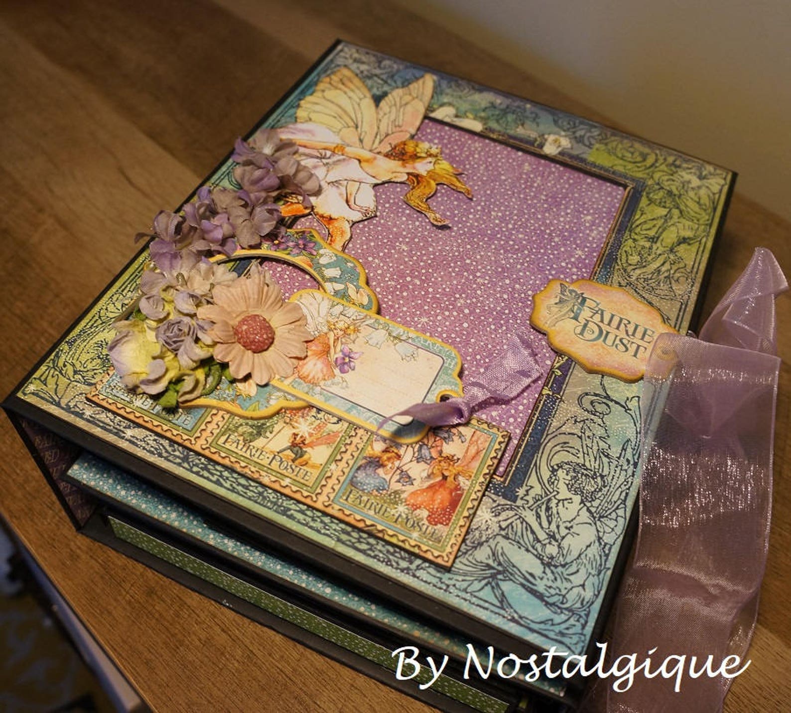 Fairie Dust Graphic 45 Mini Album Tutorial Little Lady Mini - Etsy