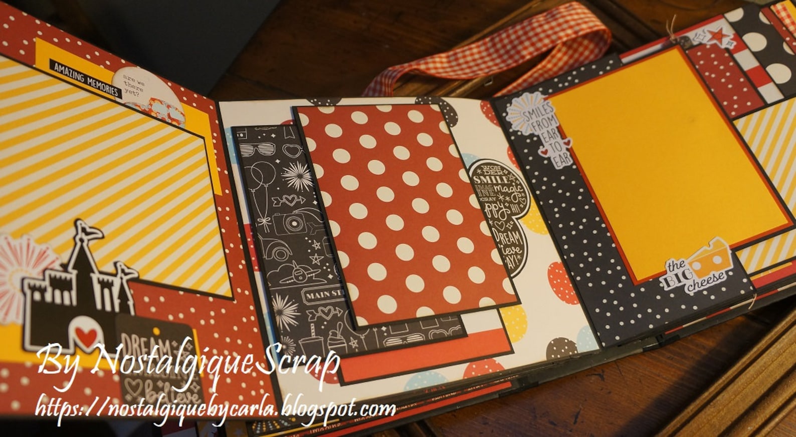 Magic Memories Album Tutorial, 8 1/2" X 8 1/2". Say Cheese Collection ...