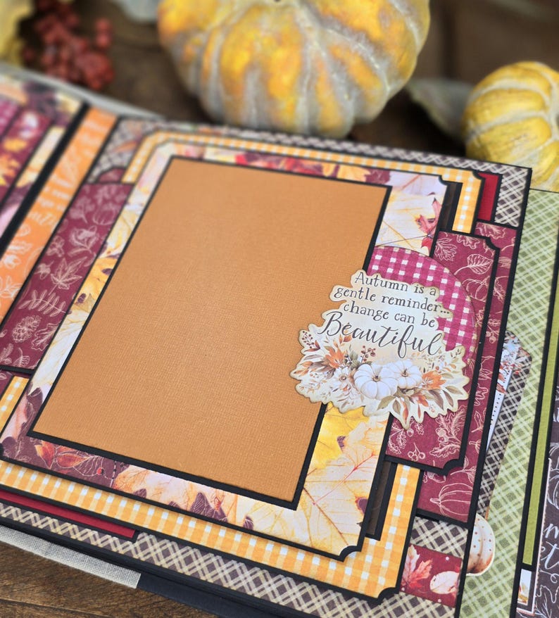 Autumn Greetings Album PDF Mini Album Tutorial Autumn Graphic 45- PDF ...