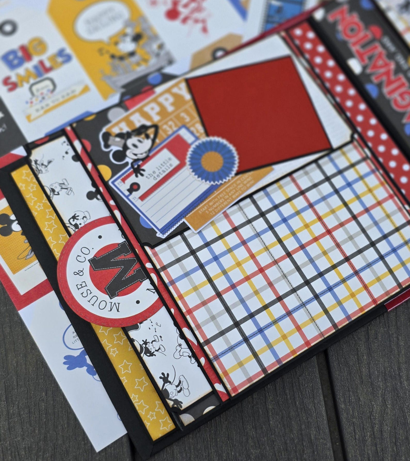 Classic Mouse Album Tutorial, 8 1/2" X 8 1/2". Say Cheese Classic Mouse ...