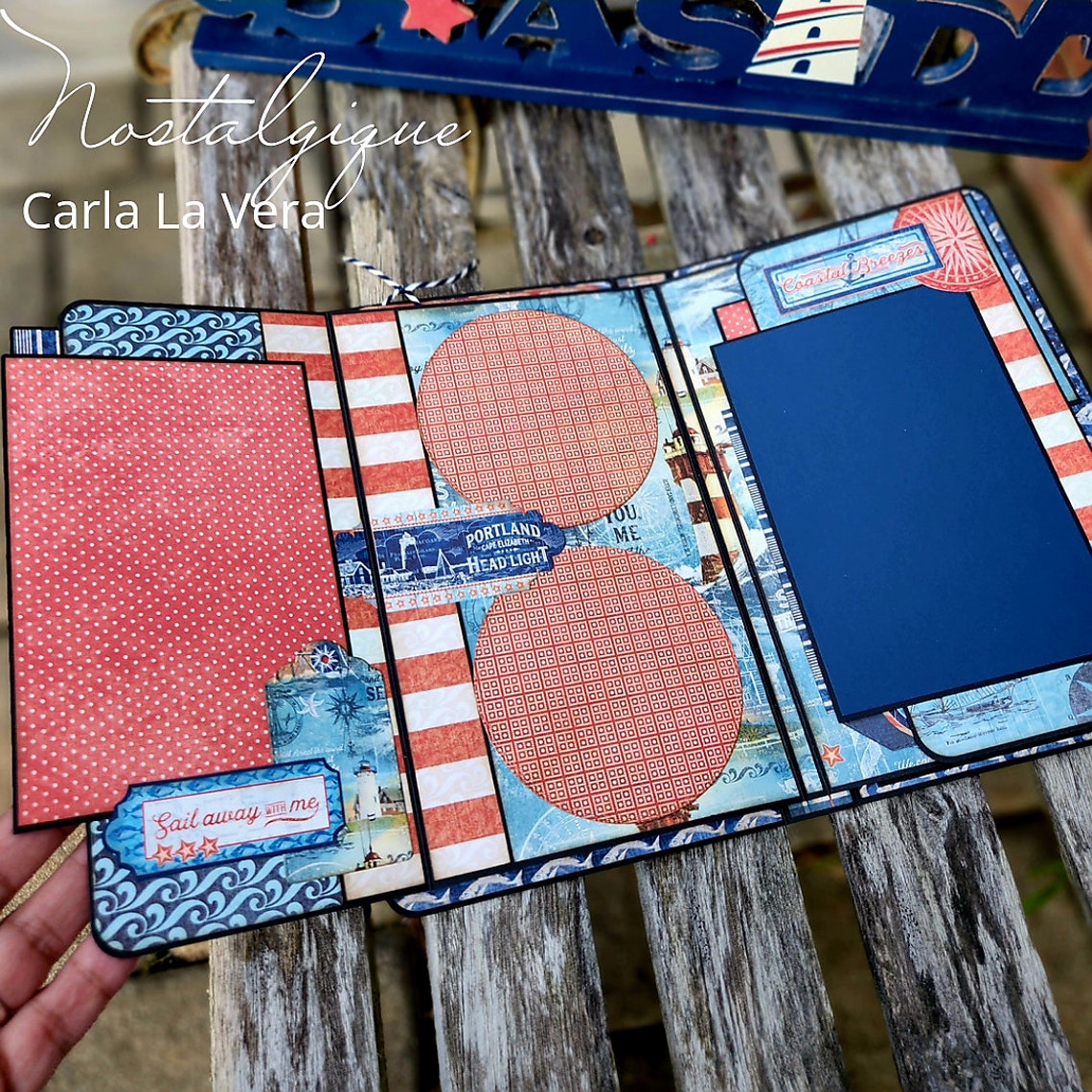 Summer Mini Album Summer Slim Album Handmade Mini Album - Etsy