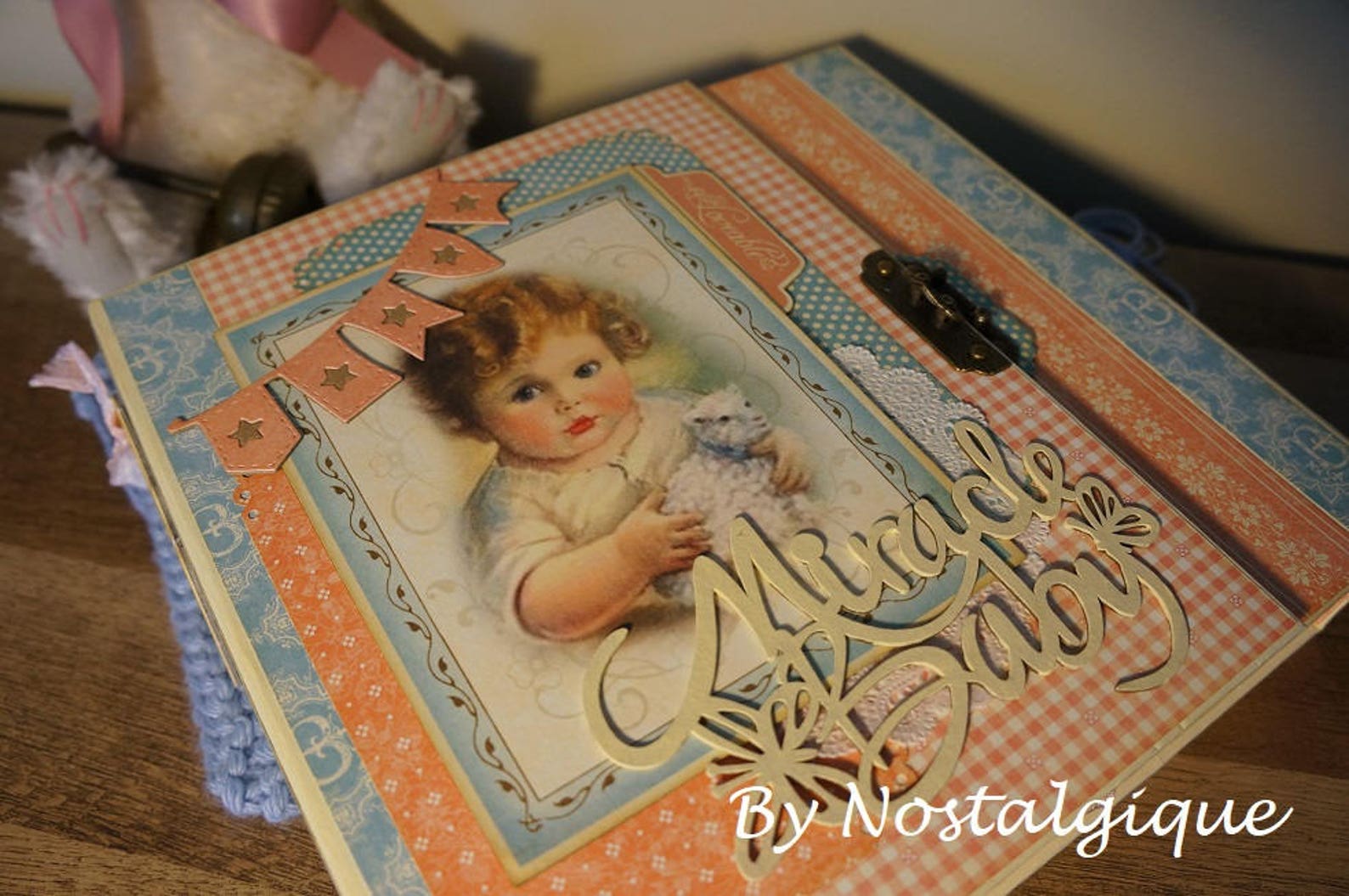 Little Darlings Graphic 45 Baby Mini Album Tutorial PDF | Etsy