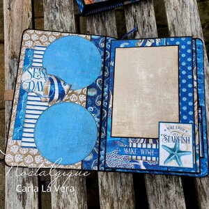 Summer Mini Album, Summer Slim Album, Handmade Mini Album, Handmade ...