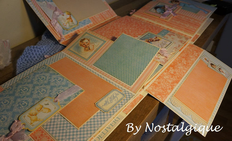 Little Darlings Graphic 45 Baby Mini Album Tutorial PDF | Etsy