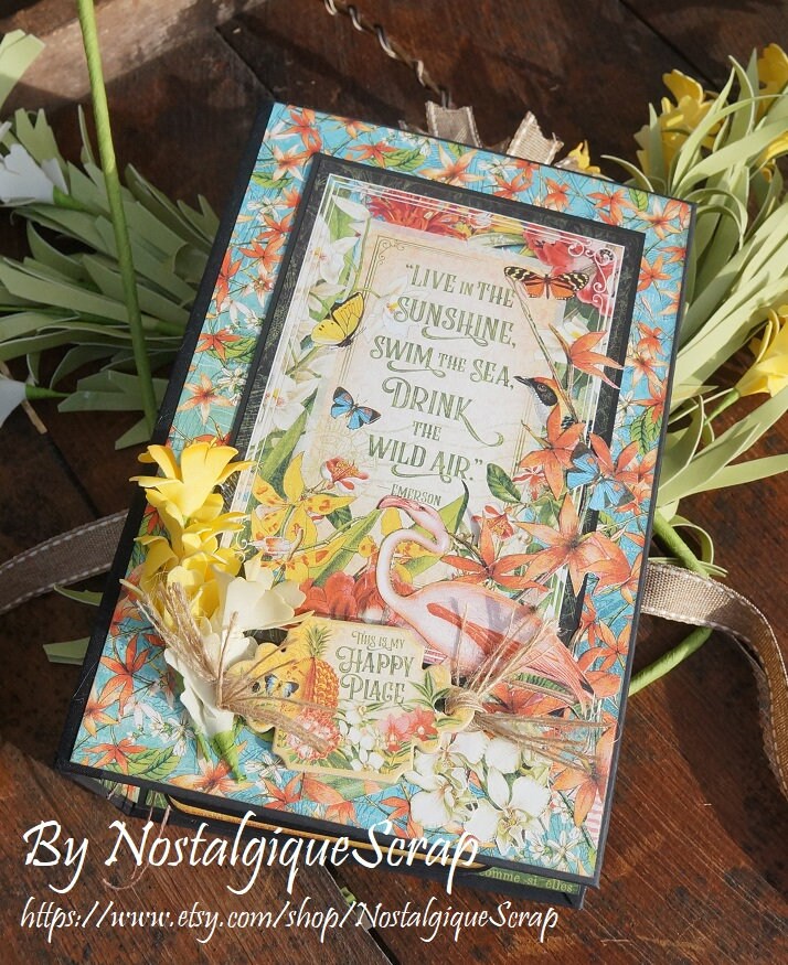 Bird Song Graphic 45 Mini Album Tutorial Mini Album 6 | Etsy