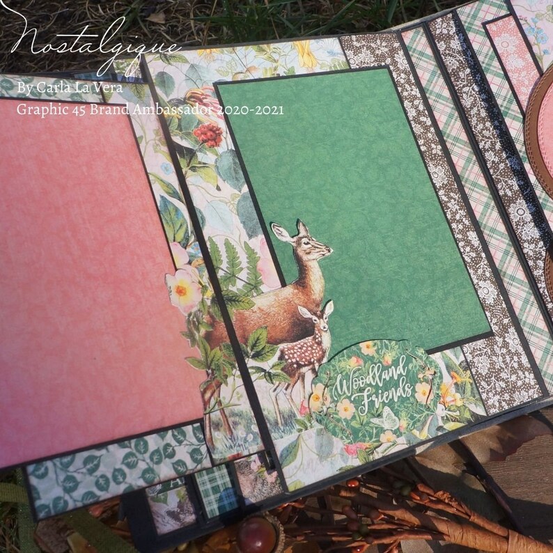 Woodland Friends Album Tutorial Graphic 45 PDF Tutorial by - Etsy