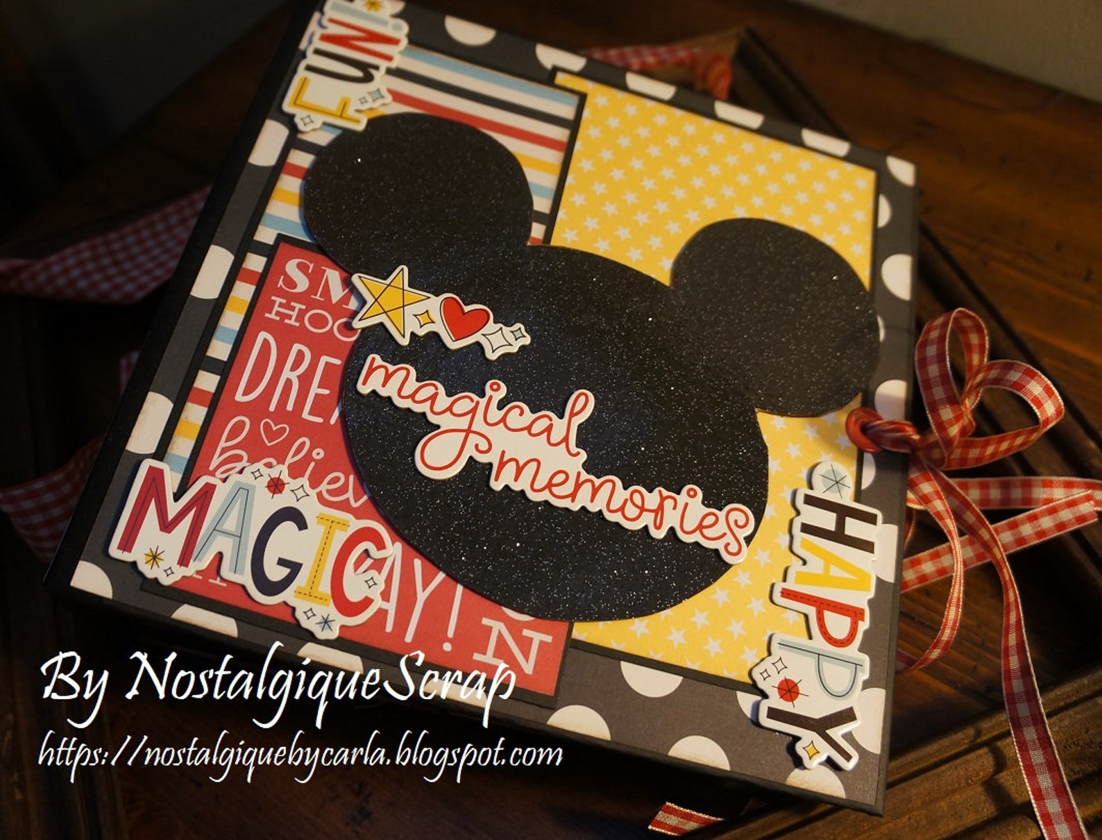 Magic Memories Album Tutorial, 8 1/2" X 8 1/2". Say Cheese Collection ...