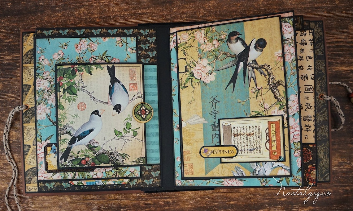 Bird Song Graphic 45 Mini Album Tutorial Mini Album 6 | Etsy
