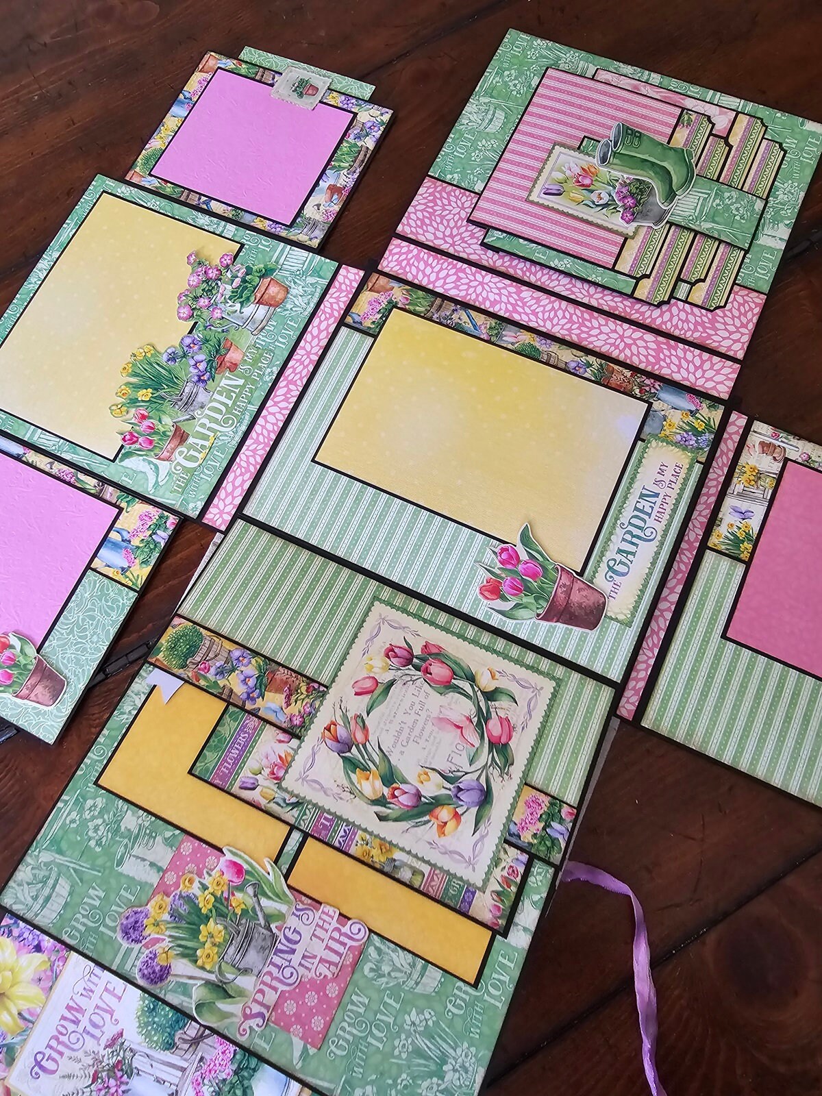 Album Tutorial Grow With Love PDF Folio Album Tutorial Spring Folio ...