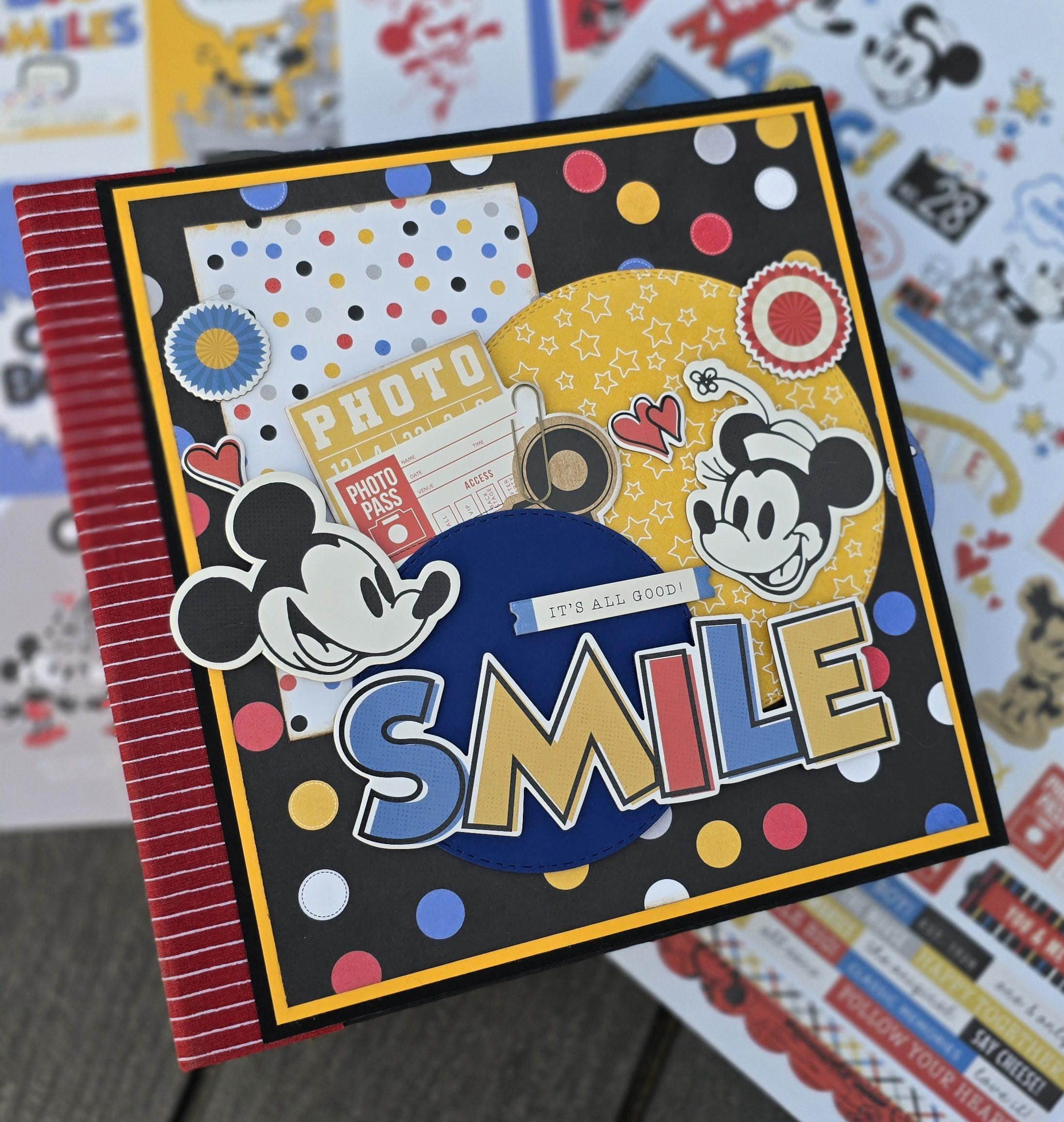 Classic Mouse Album Tutorial, 8 1/2" X 8 1/2". Say Cheese Classic Mouse ...