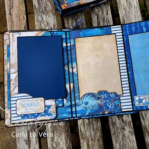 Summer Mini Album, Summer Slim Album, Handmade Mini Album, Handmade ...