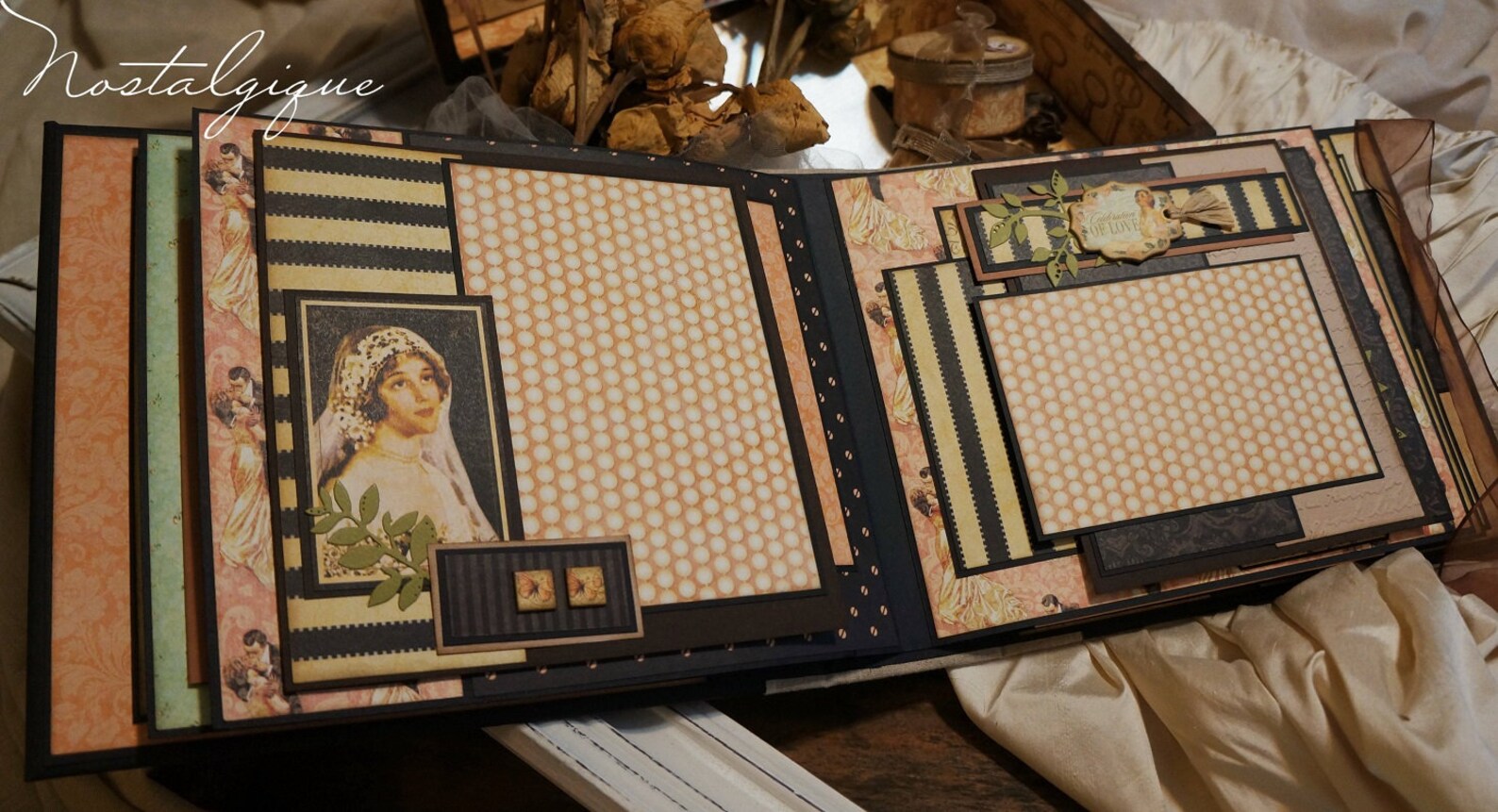 Wedding Mini Album Tutorial le Romantique Graphic 45 Mini | Etsy