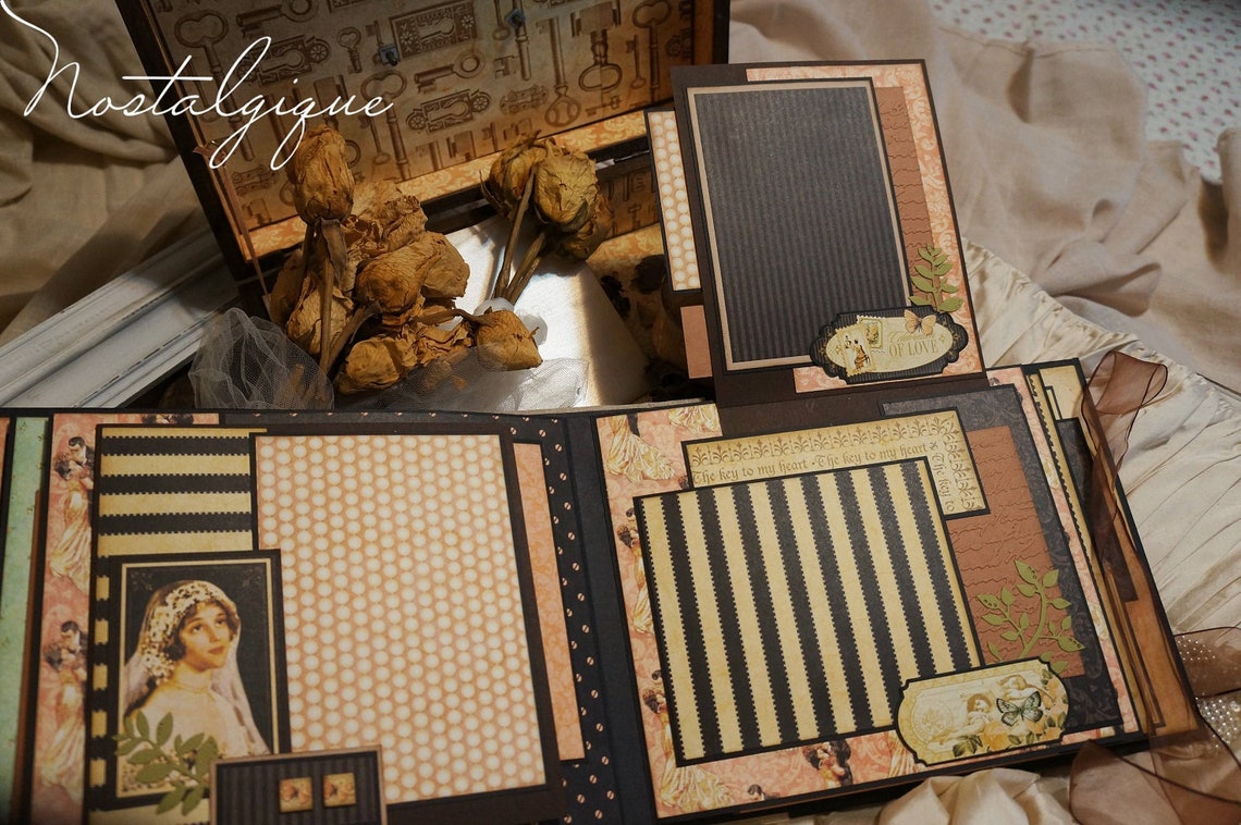 Wedding Mini Album Tutorial Le Romantique Graphic 45 Mini | Etsy