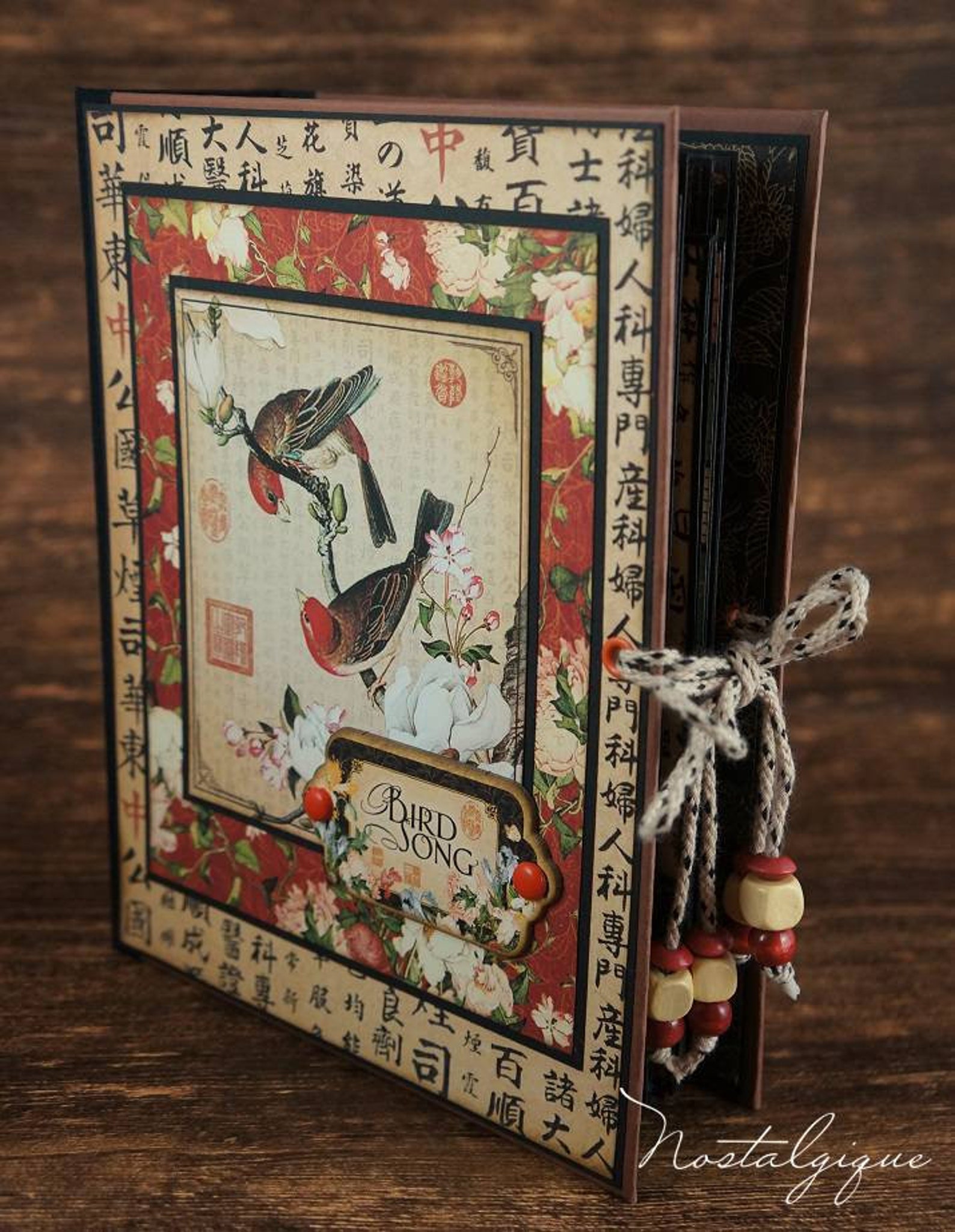 Bird Song Graphic 45 Mini Album Tutorial, Mini Album 6 1/2 X 8 1/2 Mini ...