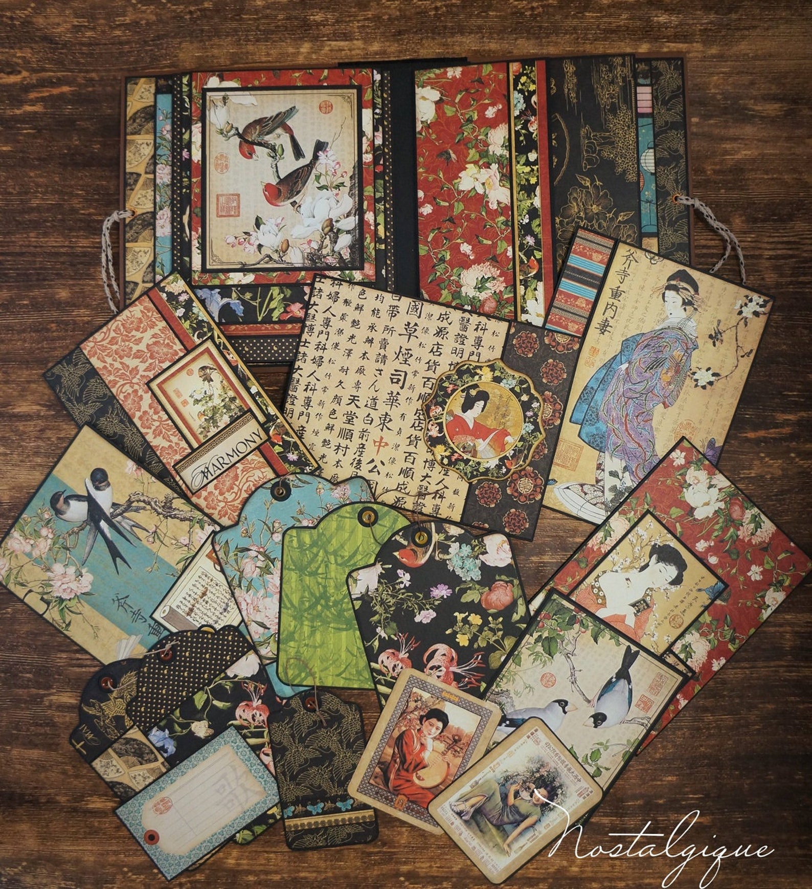 Bird Song Graphic 45 Mini Album Tutorial, Mini Album 6 1/2 X 8 1/2 Mini ...