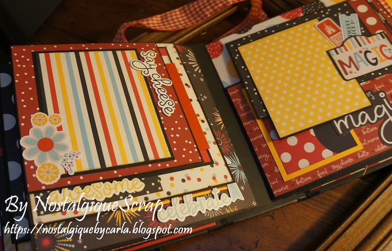 Magic Memories Album Tutorial, 8 1/2" X 8 1/2". Say Cheese Collection ...