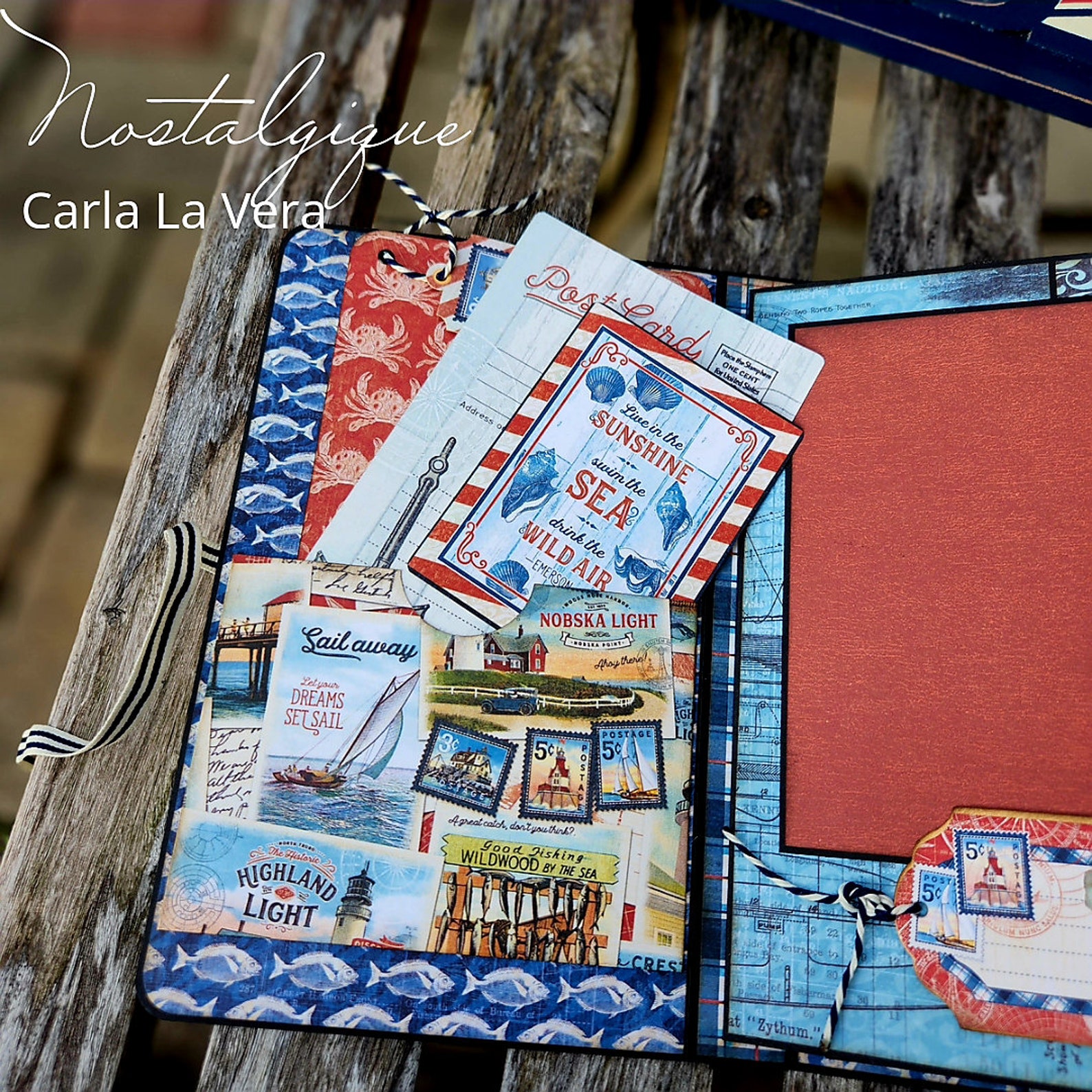 Summer Mini Album Summer Slim Album Handmade Mini Album - Etsy