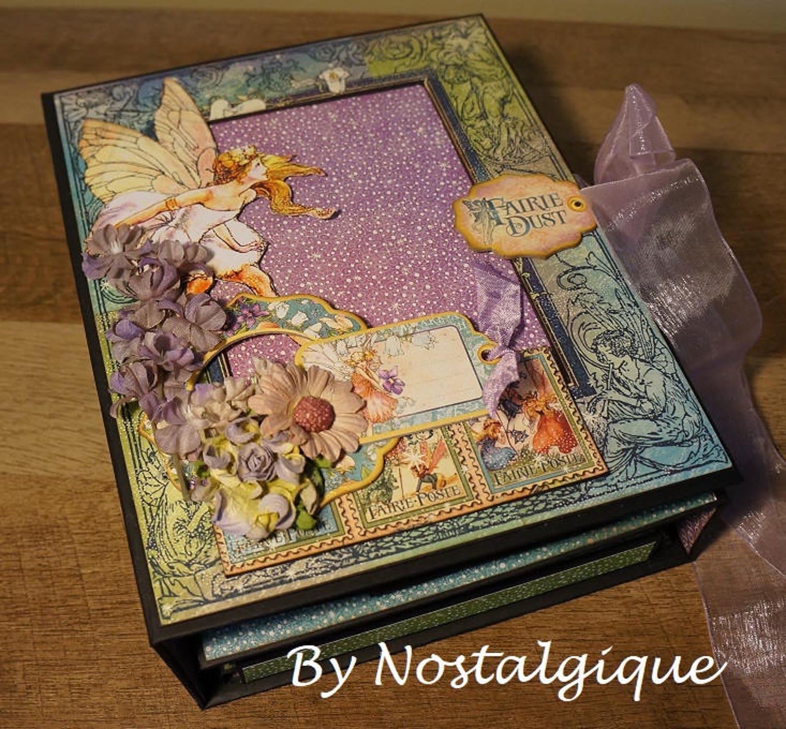 Fairie Dust Graphic 45 Mini Album Tutorial, Little Lady Mini Album 9" X ...