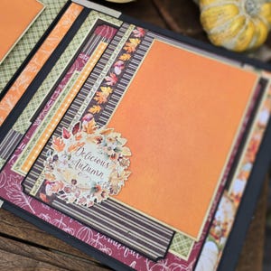 Autumn Greetings Album PDF Mini Album Tutorial Autumn Graphic 45- PDF ...