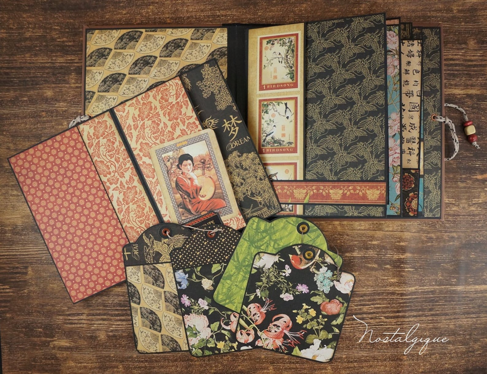 Bird Song Graphic 45 Mini Album Tutorial, Mini Album 6 1/2 X 8 1/2 Mini ...