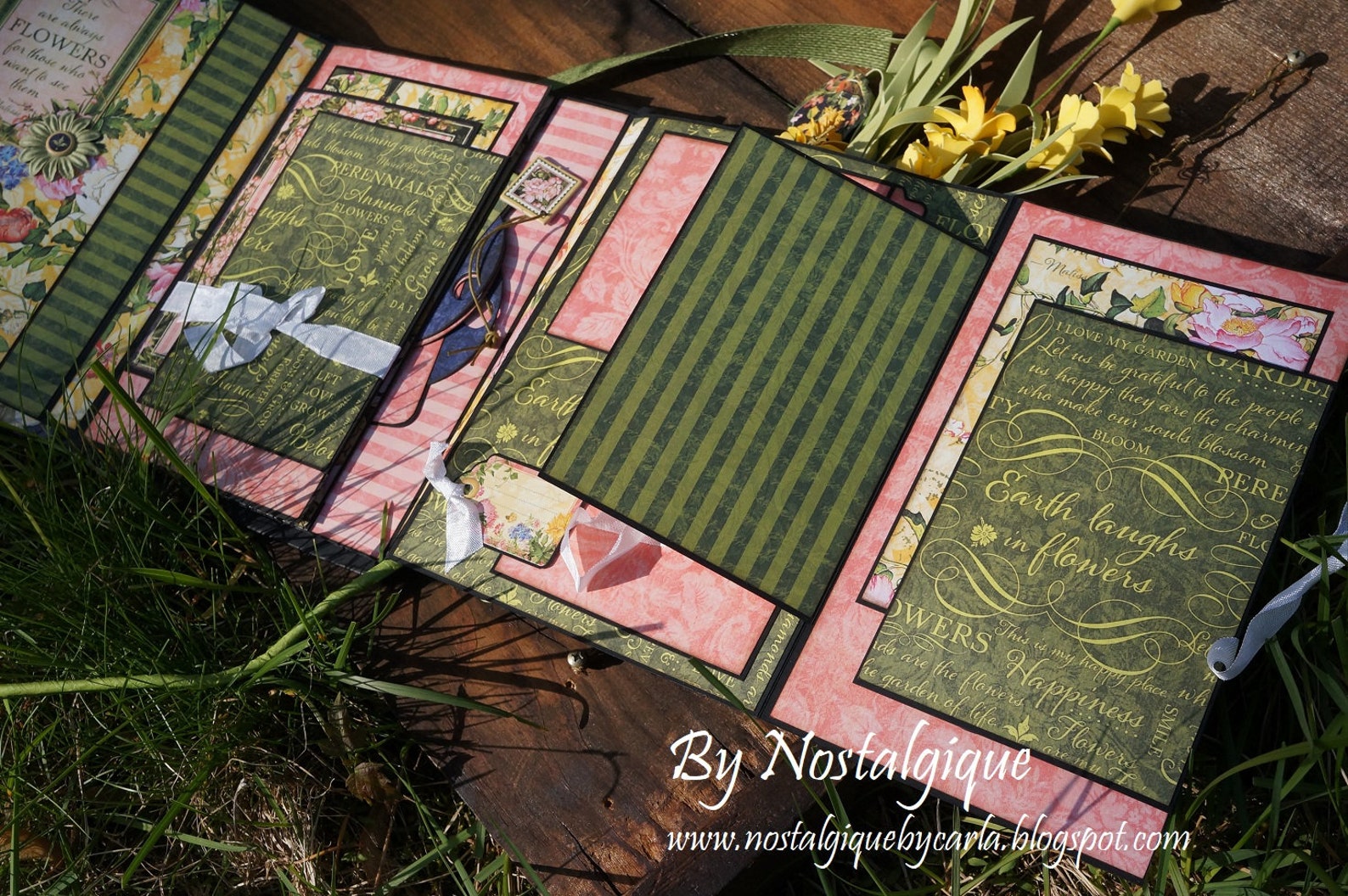 Floral Shoppe Graphic 45 Mini Album Tutorial 9 X 7 | Etsy Australia