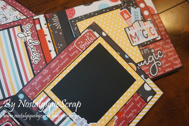 Magic Memories Album Tutorial, 8 1/2" X 8 1/2". Say Cheese Collection ...