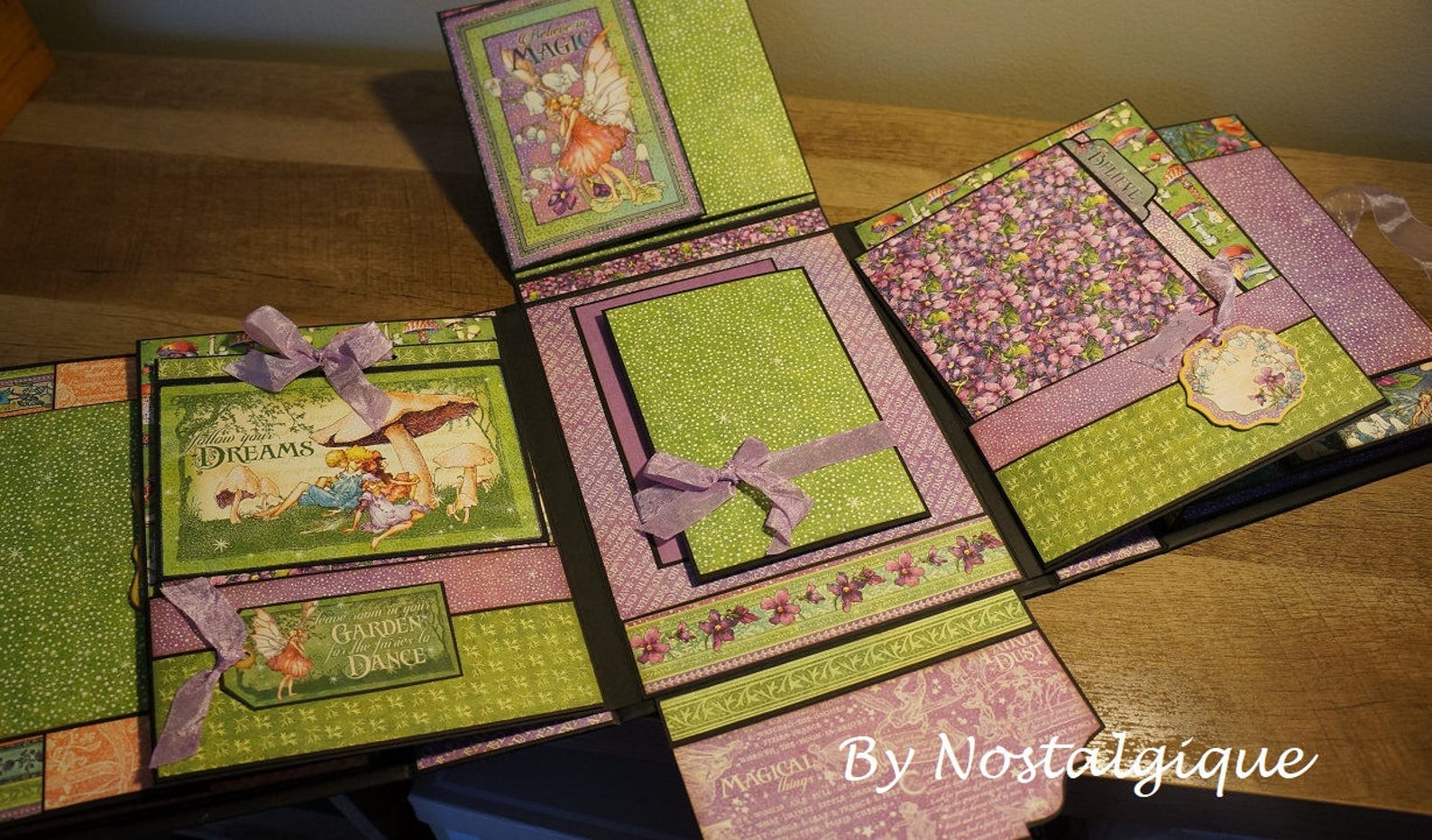 Fairie Dust Graphic 45 Mini Album Tutorial Little Lady Mini - Etsy